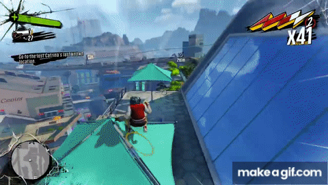 Sunset Overdrive - Best Movement Mechanics EVER on Make a GIF