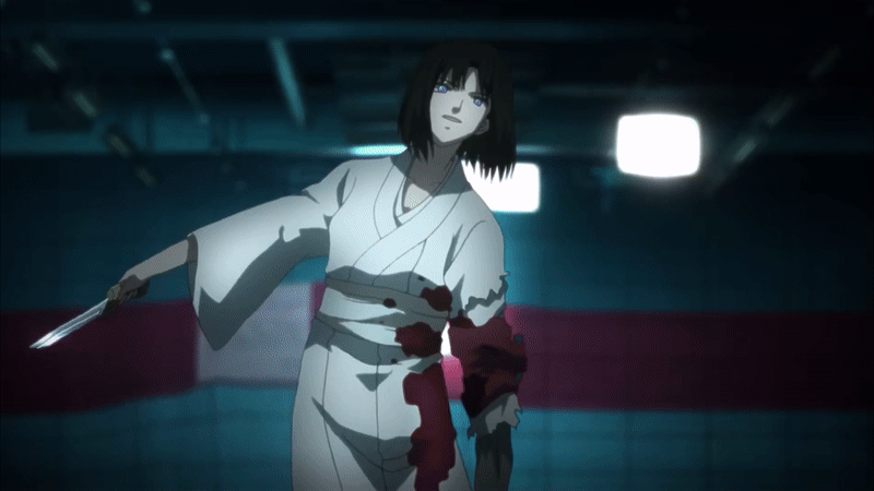 Shiki Ryougi Garden of Sinners on Make a GIF