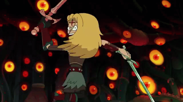 Amphibia All In - Sasha vs Darcy (Full Fight Scene HD) on Make a GIF