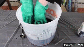 How to Dye Fabric (Immersion Dye Technique Tutorial) on Make a GIF
