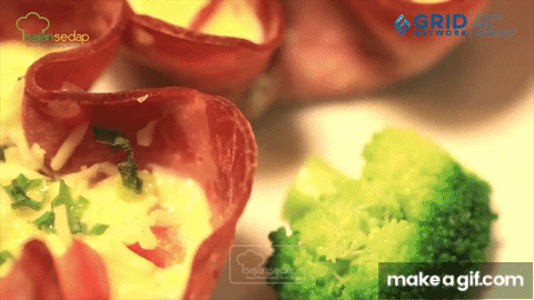 Resep Omelette in Flower Smoked Beef, Resep Telur Dadar Enak, Unik, dan ...