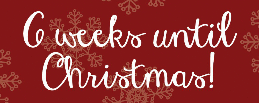 6 weeks till christmas on Make a GIF