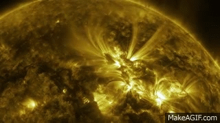 NASA | Thermonuclear Art – The Sun In Ultra-HD (4K) on Make a GIF