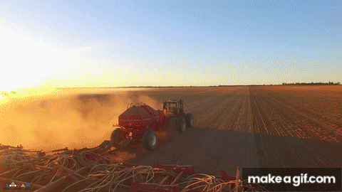 Planting the Wheat Crop Farming Western Australia on Make a GIF