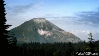 Mt. St. Helens Eruption May 18, 1980 720p HD on Make a GIF