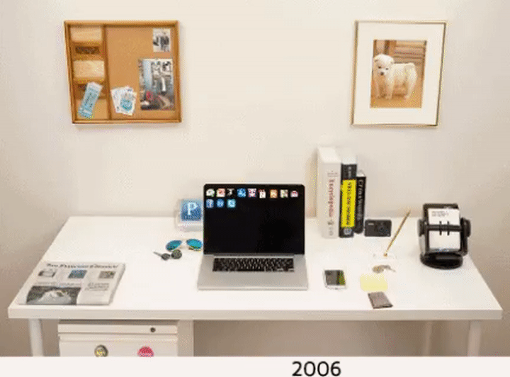 Evolution of the desk on Make a GIF
