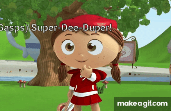 Red Riding Hood As Barney The Dinosaur on Make a GIF