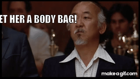 GET HIM A BODY BAG! YEAAAAAH! on Make a GIF