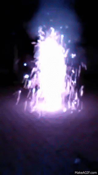 Diwali anar on Make a GIF