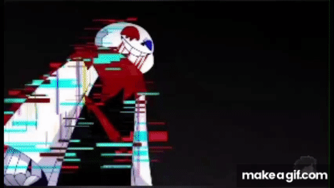 Fatal Error Sans attack on Make a GIF