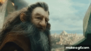 The Hobbit: An Unexpected Journey - Smaug attacks Erebor on Make a GIF