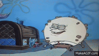 Spongebob Sneeze At The Queen of Hearts on Make a GIF