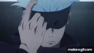 👀Satoru Gojo Taking Off His Blindfold👀/Jujutsu Kaisen Season 2 Ep 8 on ...