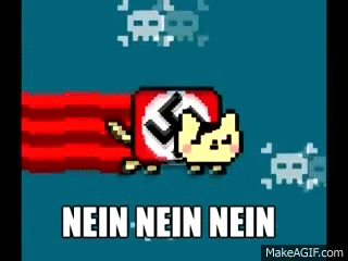 nazi Nyan Cat on Make a GIF