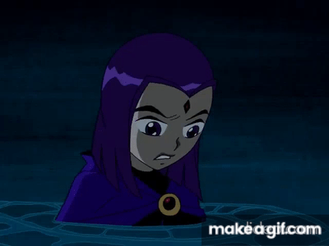 "Raven's Sticky Fart" (Teen Titans) on Make a GIF