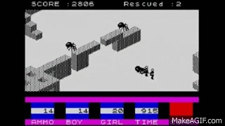 ANT ATTACK - ZX Spectrum Game Review on Make a GIF