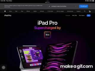 Apple iPad pro on Make a GIF