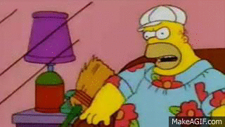 Fat Homer Yelling on Make a GIF