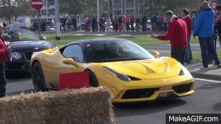Ferrari 458 Speciale - Fast Acceleration! on Make a GIF