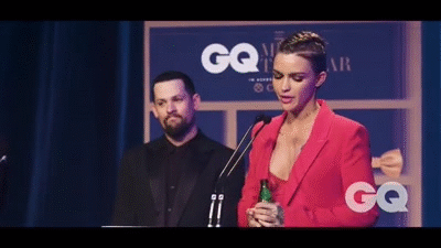 Watch Ruby Rose Dedicate Her GQ MOTY Award To Another Strong Woman on ...