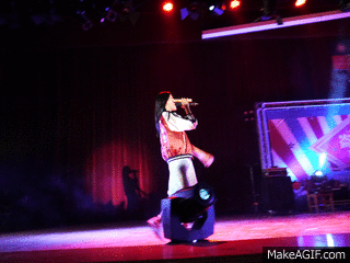 Erika run run run on Make a GIF