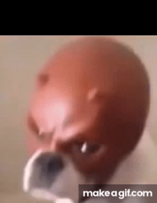 how he felt after saying that dog meme on Make a GIF