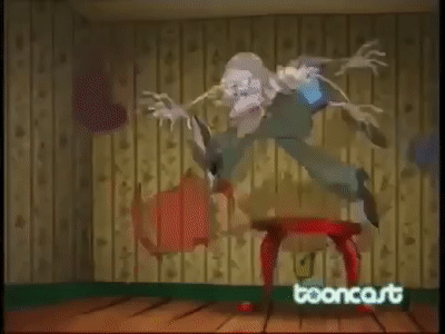 Coraje El Perro Cobarde La Tormenta es otro rollo on Make a GIF