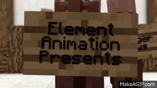 Villager News (Minecraft Animation) on Make a GIF
