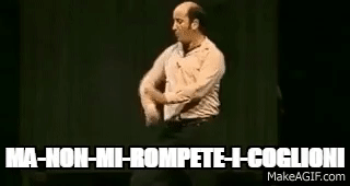 Antonio Albanese Alex Drastico ma non mi rompete i coglioni on Make a GIF