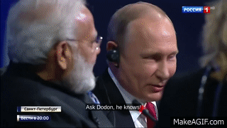 Putin Eyeroll on Make a GIF