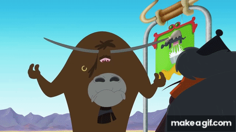 Oggy and the Cockroaches: Yak Muscle Growth Flexing on Make a GIF