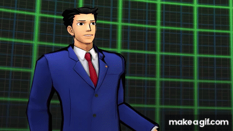 Phoenix Wright: The UMvC3 Gamer (Lythero Animation) on Make a GIF