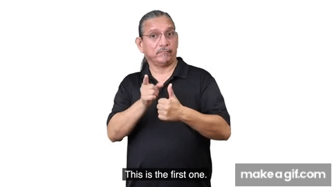 Native American ASL Sign on Make a GIF