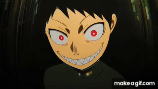 shinra walk on Make a GIF