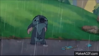 Stitch cries - sad/funny scene from Lilo and Stitch 2. on Make a GIF
