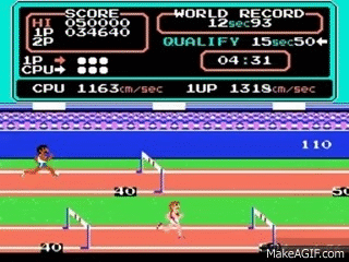 Track & Field NES (Full Game / Juego Completo) on Make a GIF
