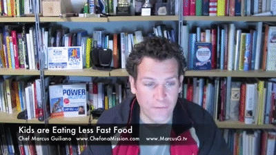 New Report: Kids are Eating Less Fast Food! on Make a GIF