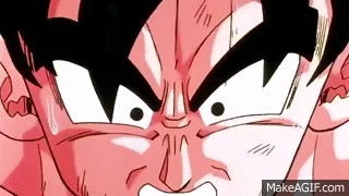 Goku Goes Super Saiyan For The First Time (HD and Remastered) on Make a GIF