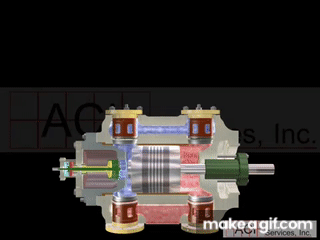 Animated Double Acting Compressor Cylinder on Make a GIF