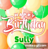 Happy birthday, Sully! on Make a GIF