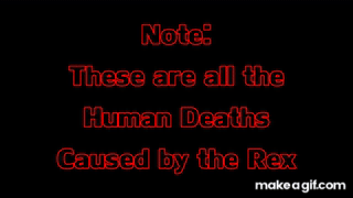 Aztec Rex: Death Scenes on Make a GIF