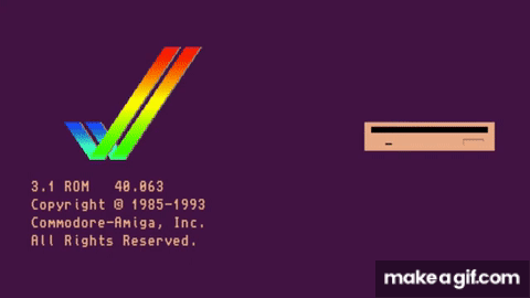 Amiga 3.1 Boot Screen loop on Make a GIF