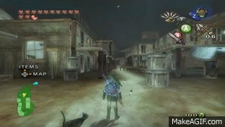 Twilight Princess - Cat Village!!! on Make a GIF