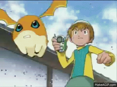 Patamon armor digievolve Pegasusmon on Make a GIF