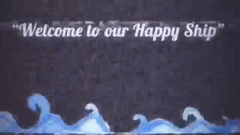 CANDLE COVE pilot episode “Welcome to our Happy Ship” title card clip ...