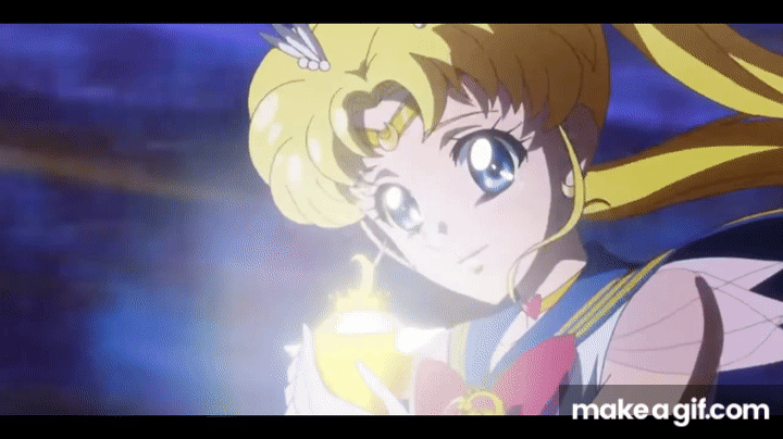 Sailor Moon dives into Master/Salioor Moon Crystal on Make a GIF