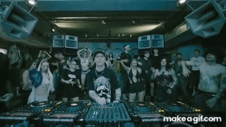 Klangkuenstler @ Outworld Secret Rave, Berlin (live set) on Make a GIF