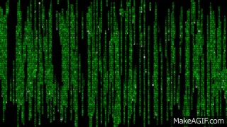 Matrix Raining Code on Make a GIF