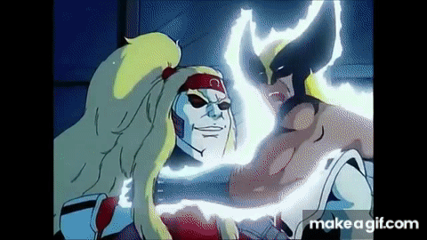 "X-Men vs. Omega Red": X-Men The Animated Series 1992 on Make a GIF