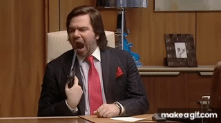 The IT Crowd - Douglas Reynholm stays out of trouble on Make a GIF